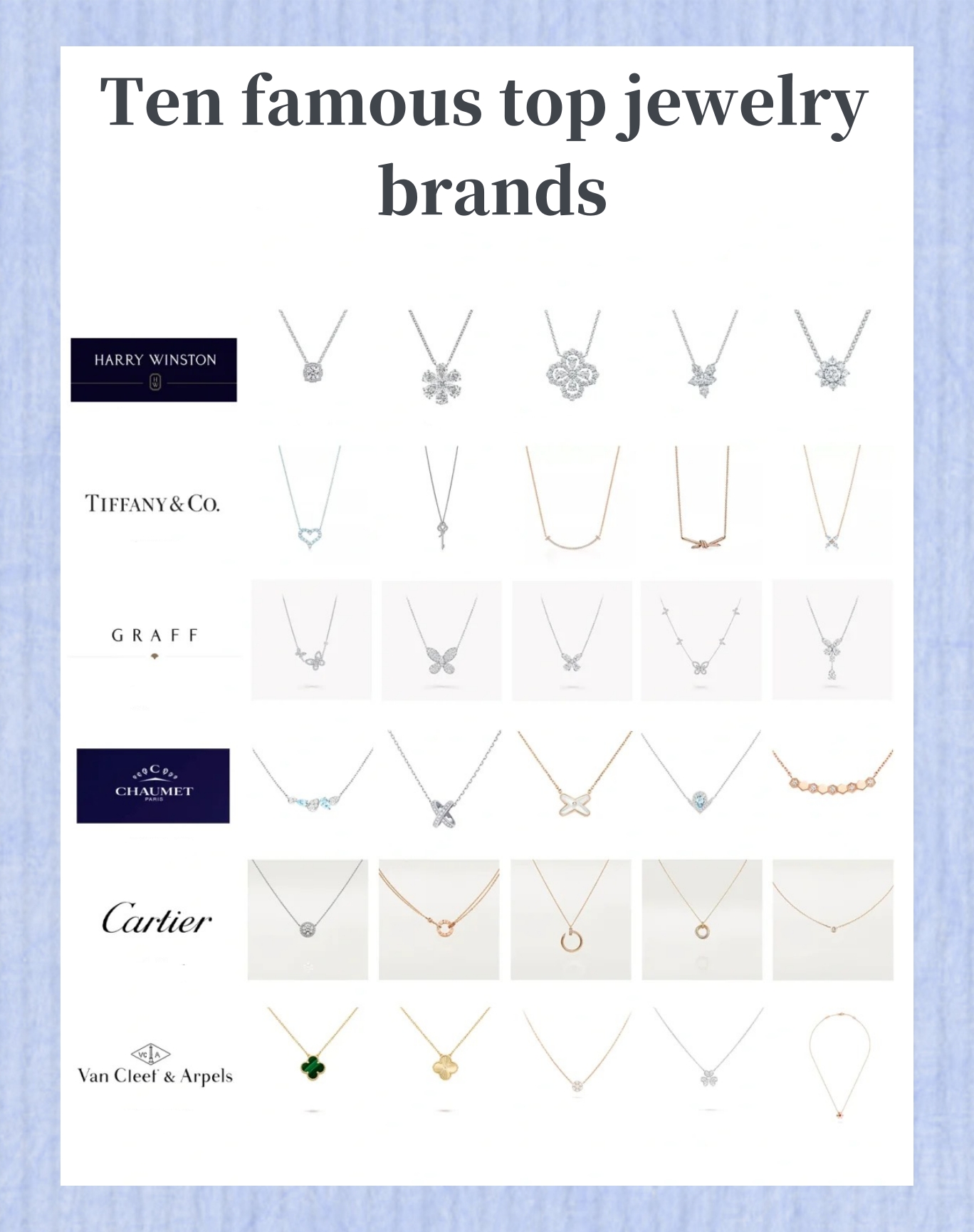 Ten famous jewelry in the world - jinyi